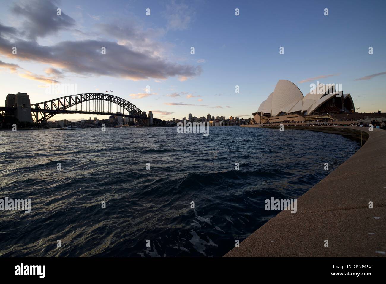 Opera house under harbour bridge hi-res stock photography and images ...