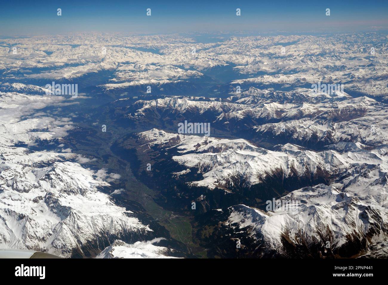 An Aerial view of the Alps mountains in Switzerland. Swiss Alps. aerial ...