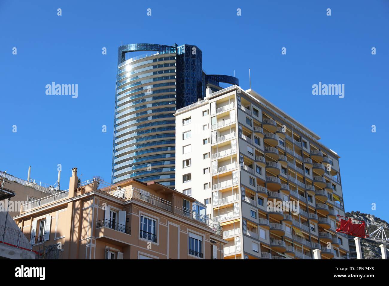 A fascinating contrast between three residential buildings in Monte ...
