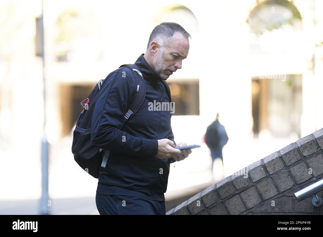Former Sergeant Frank Partridge arriving at Southwark Crown Court in ...