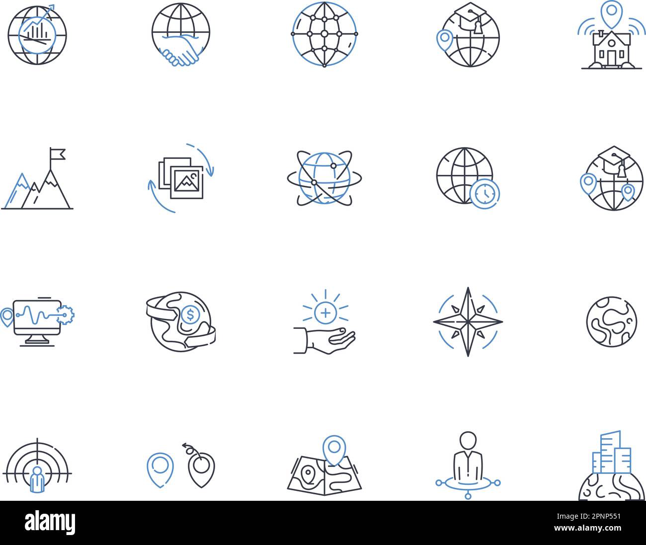GPS line icons collection. Navigation, Tracking, Location, Satellite ... GPS line icons collection. Navigation, Tracking, Location, Satellite ...