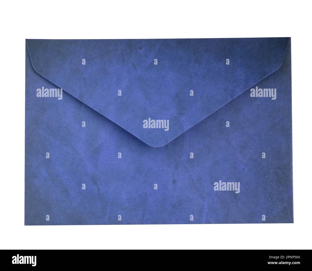Closed Blue Envelope Isolated on White Background Stock Photo - Alamy