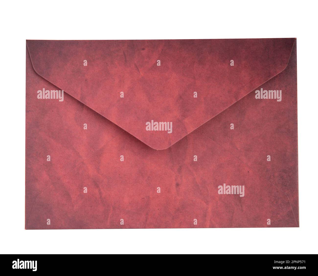 red envelope isolated on white background with clipping path Stock Photo - Alamy