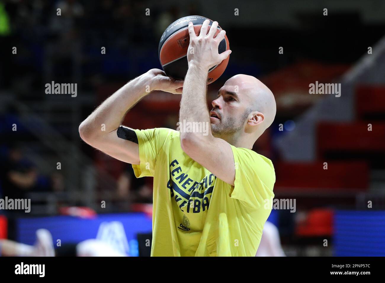 Belgrade, Serbia, 13 April 2023. Nick Calathes of Fenerbahce Beko ...