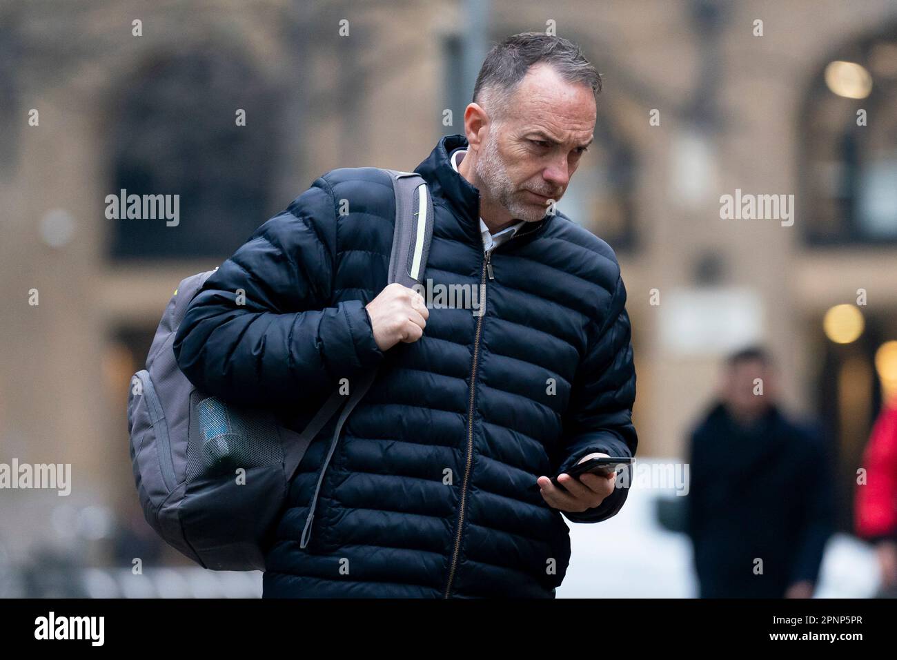 Former police sergeant Frank Partridge arrives at Southwark Crown Court ...
