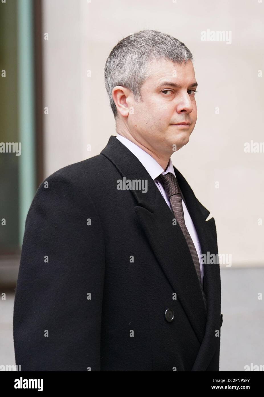 Pc Matthew Peall leaves Westminster Magistrates' Court in central ...