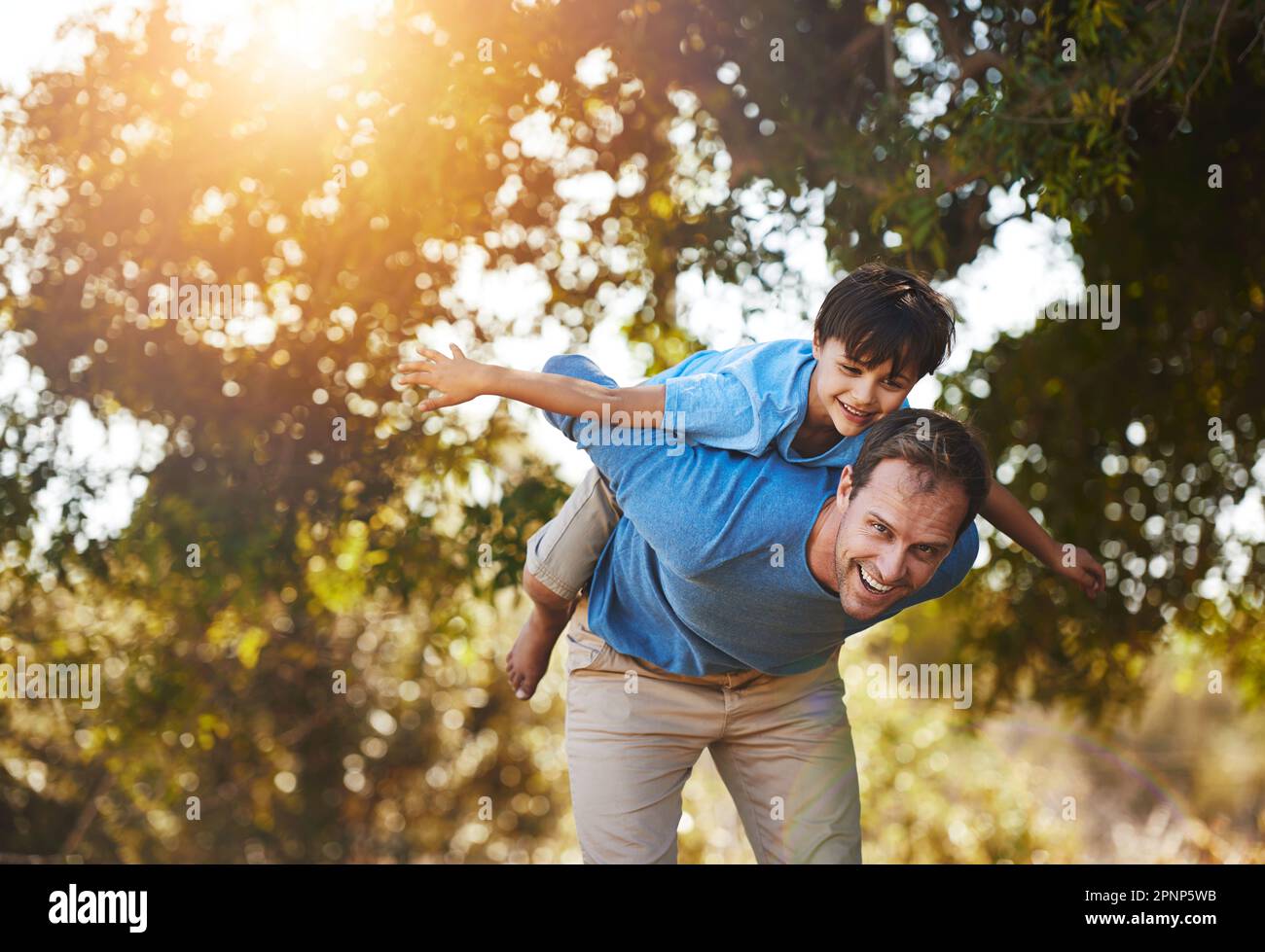 Hell always be my little boy. Portrait of a father and his young son ...