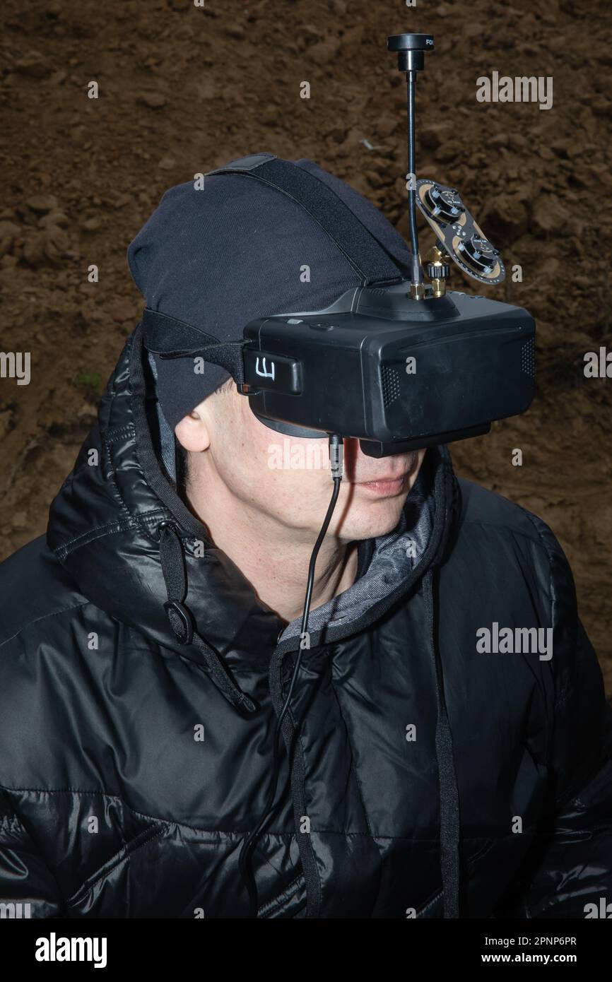 First person view drone army hi-res stock photography and images - Alamy