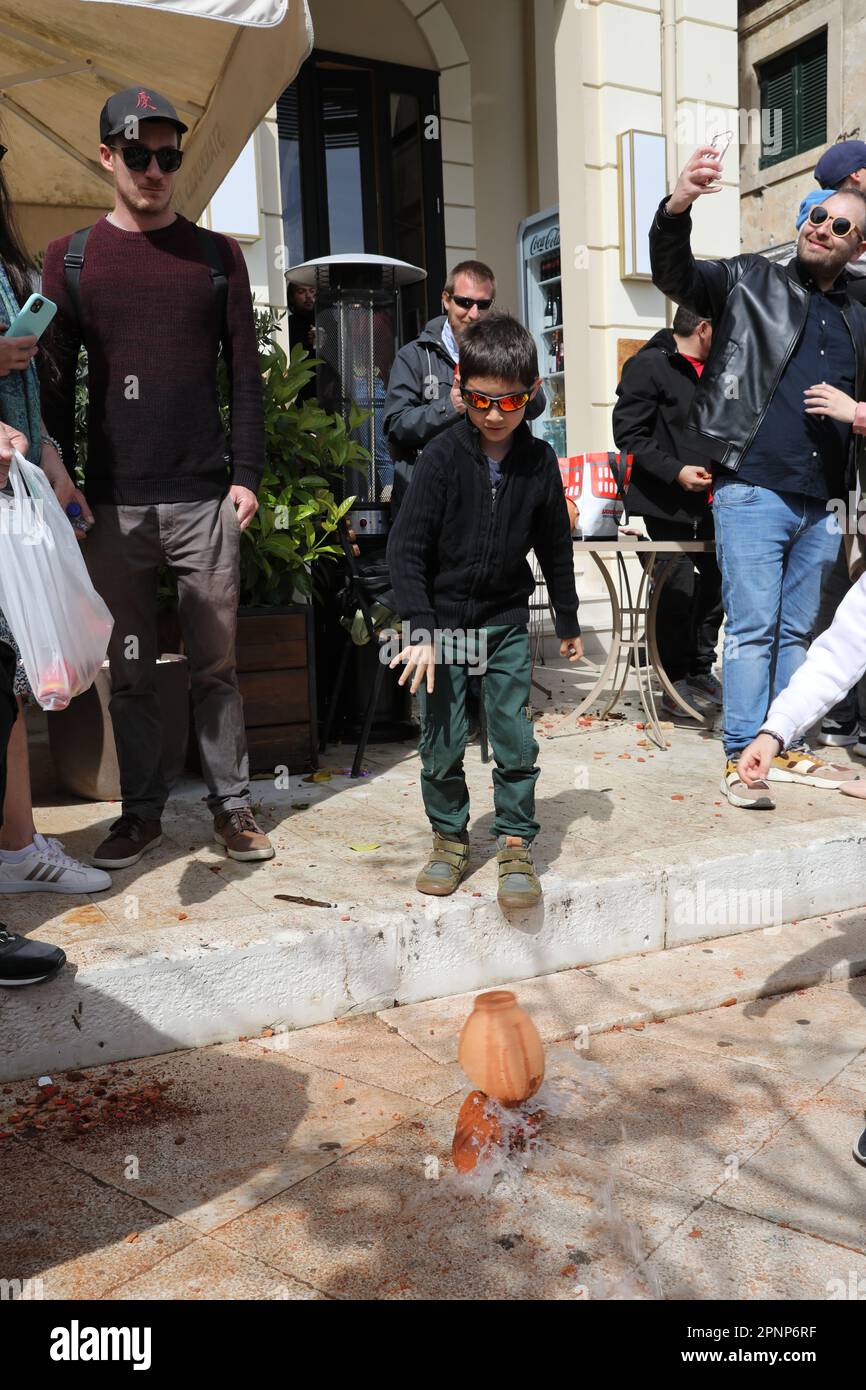 Corfu, Traditional Easter celebration Stock Photo - Alamy
