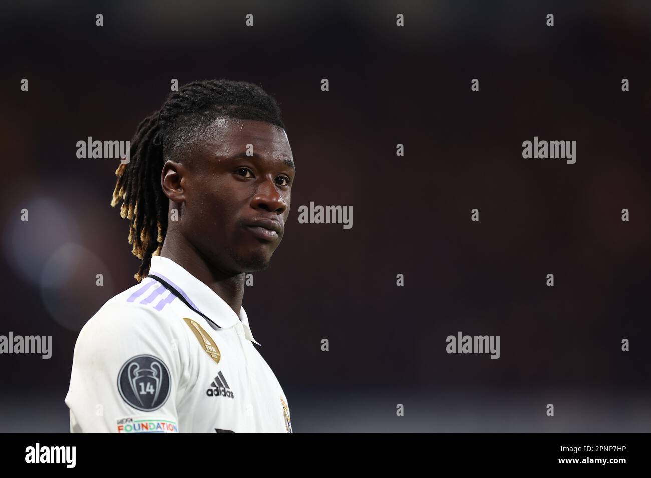 Eduardo Camavinga of Real Madrid during Chelsea v Real Madrid football ...