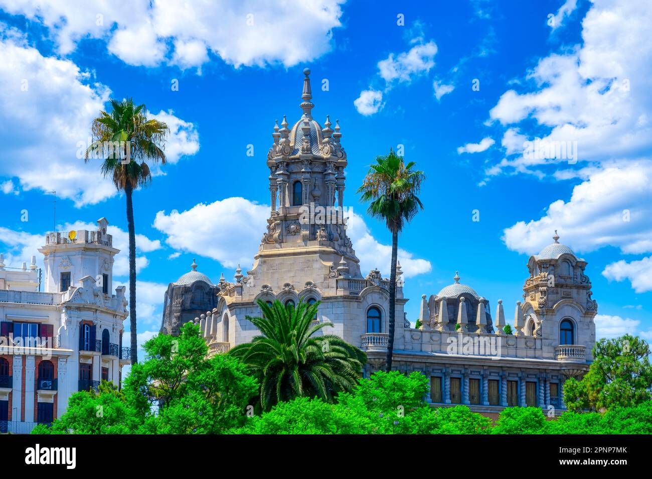 Valencia, Spain - July 17, 2022: Old capital dome or cupola in an ...
