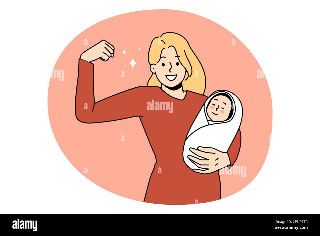 Strong Baby Cartoon