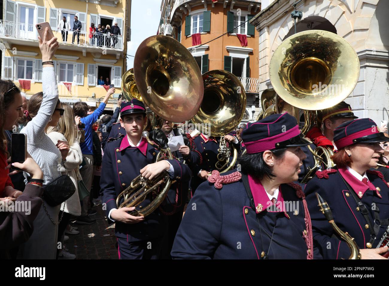 Easter celebration, Corfu, Greece Stock Photo - Alamy