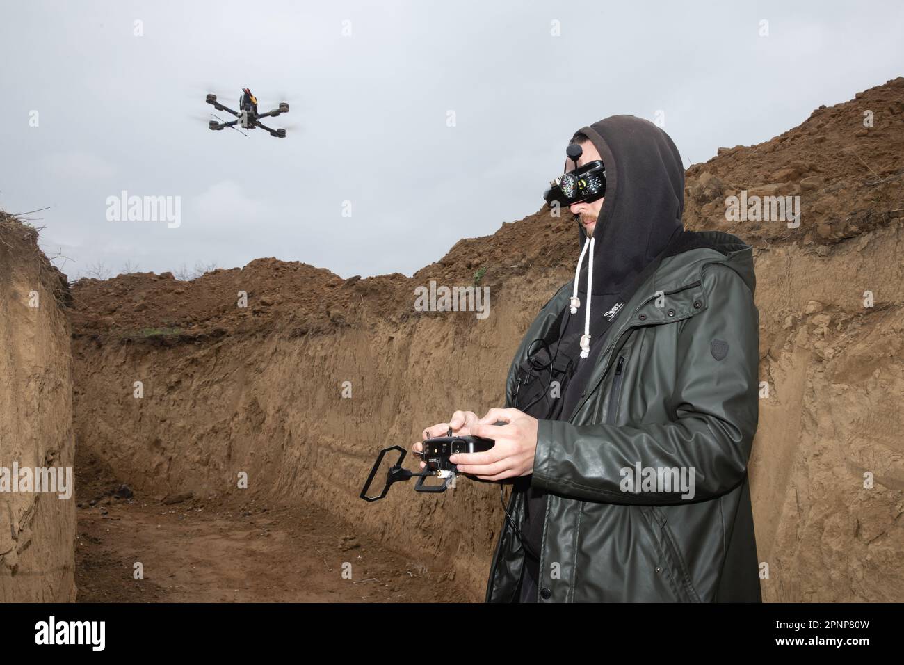 Trench war drone hi-res stock photography and images - Alamy