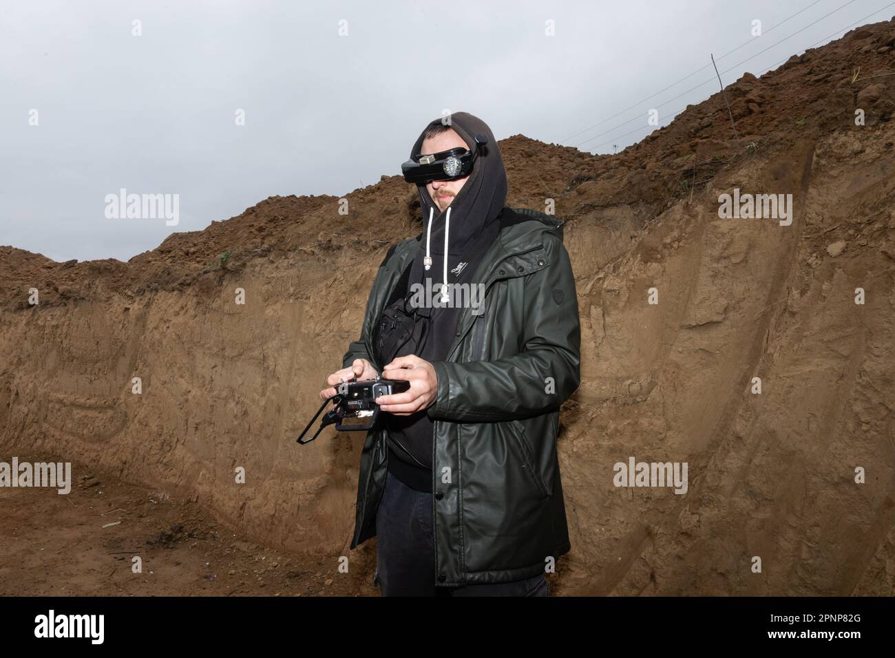 Trench war drone hi-res stock photography and images - Alamy