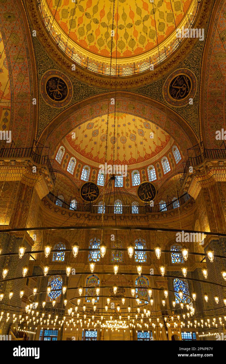 Interior new mosque istanbul hi-res stock photography and images - Alamy