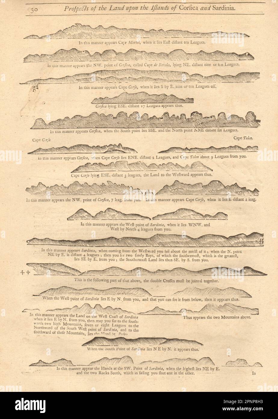 1747 old antique vintage map plan chart Stock Photo - Alamy