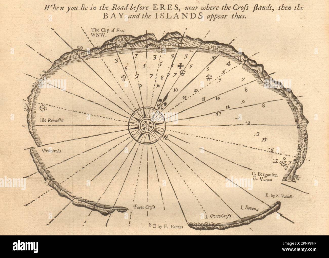 1747 old antique vintage map plan chart Stock Photo - Alamy