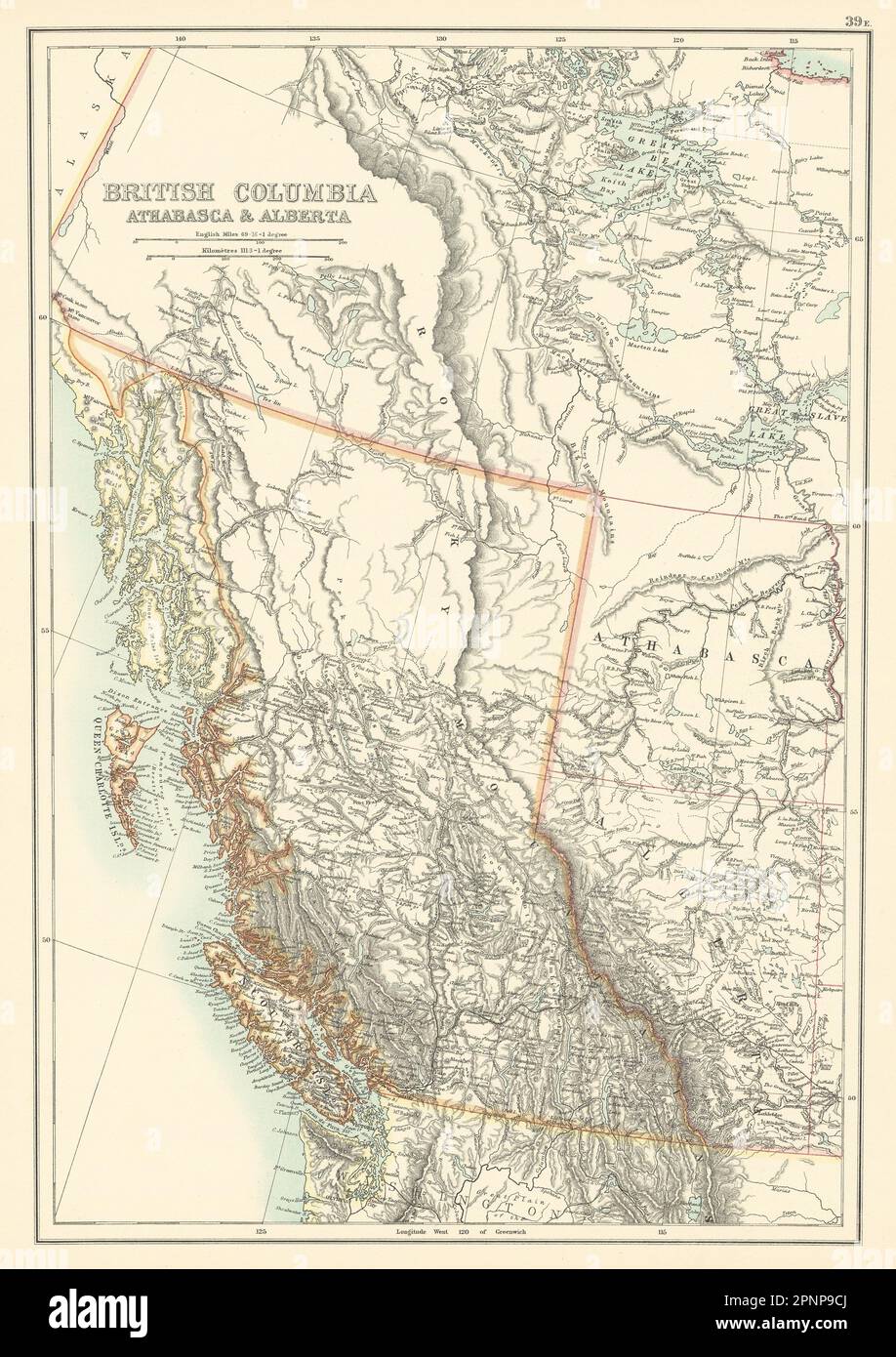 Athabasca alberta map hi-res stock photography and images - Alamy