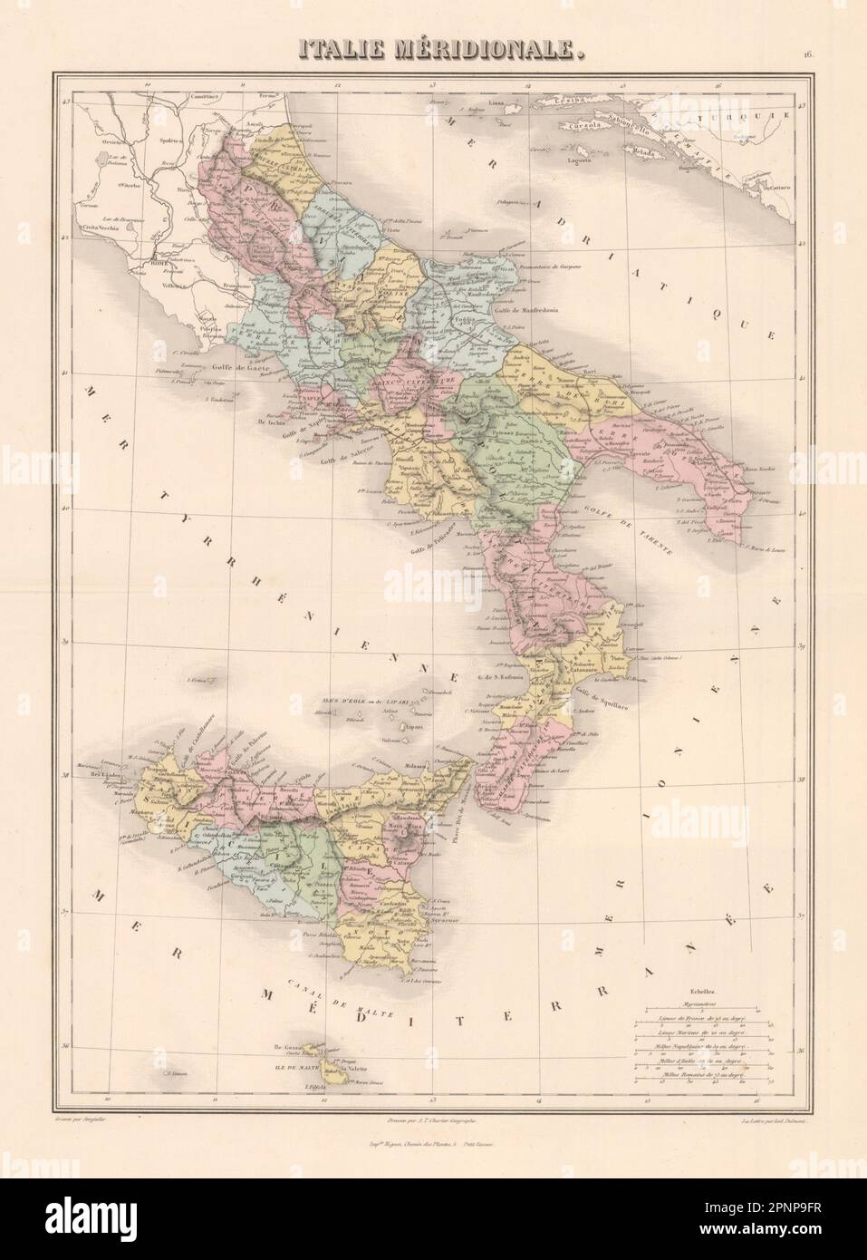 Map italie hi-res stock photography and images - Alamy