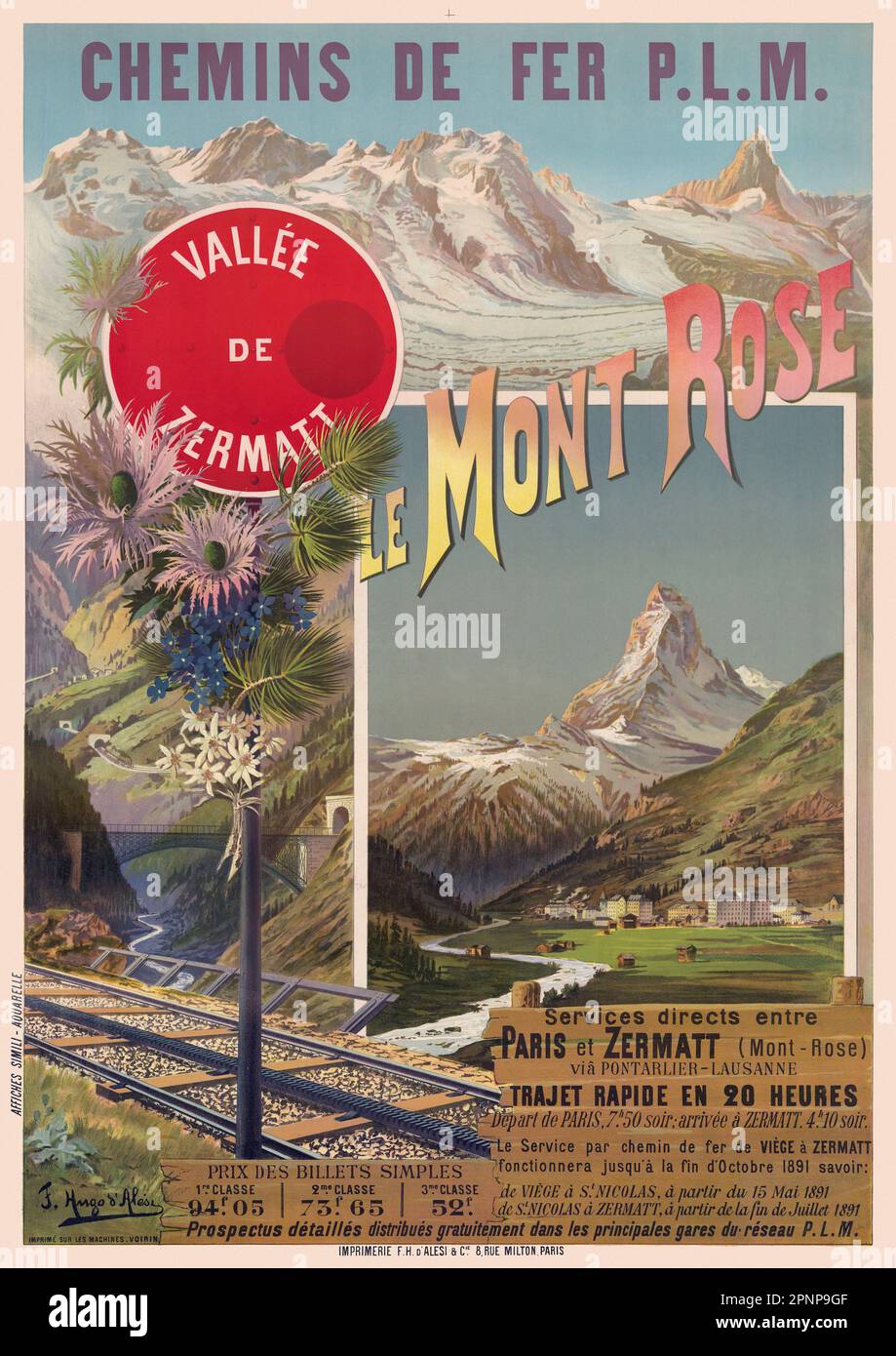 The mont rose hi-res stock photography and images - Alamy