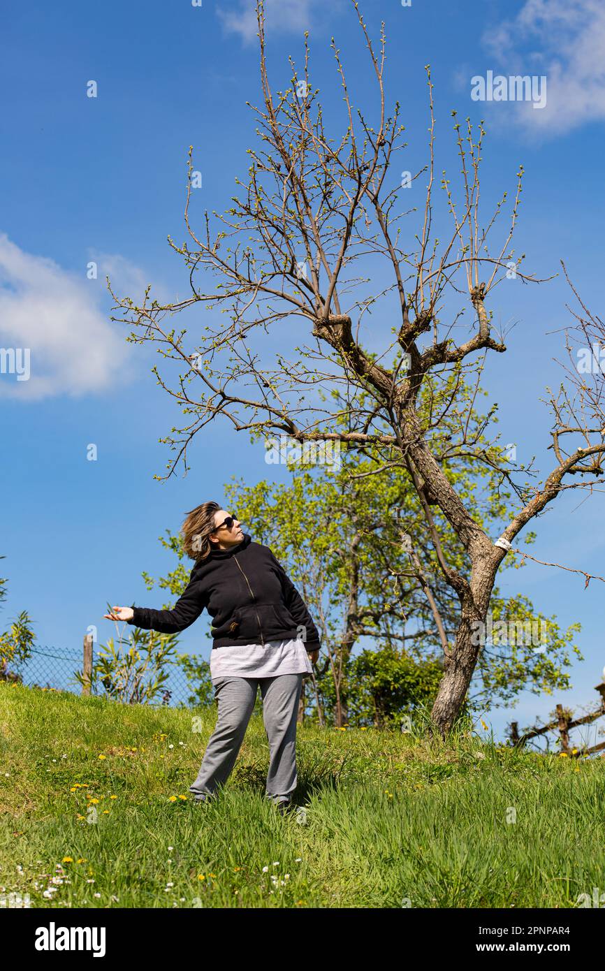 Person outside hi-res stock photography and images - Alamy