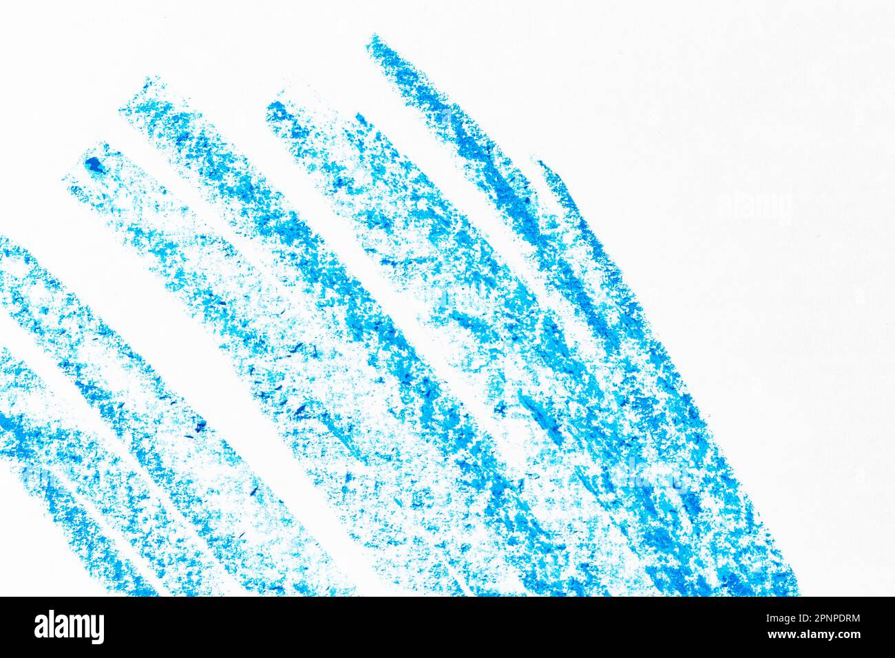 crayons blue skatch texture background close up shot on white paper ...