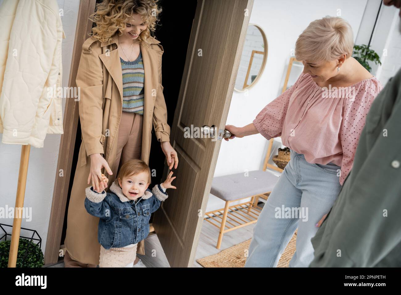 Visit grandma hi-res stock photography and images - Alamy