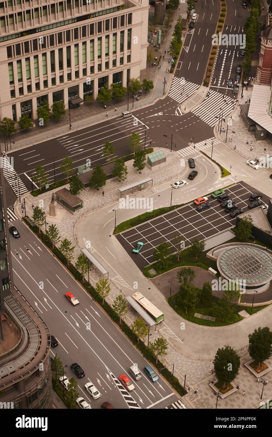 Bird view of Tokyo Stock Photo - Alamy