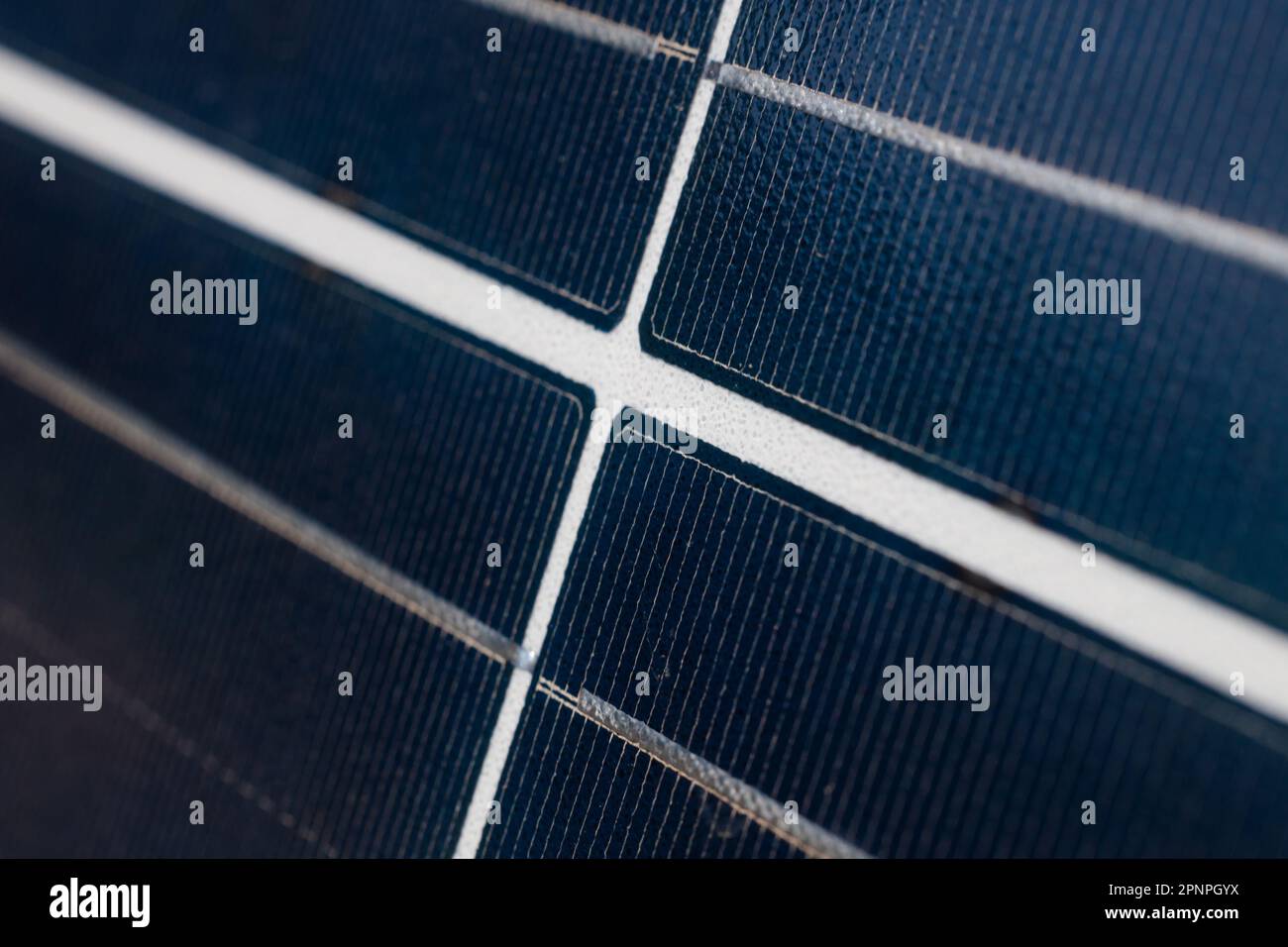 Solar panel cells close up - alternative energy Stock Photo - Alamy