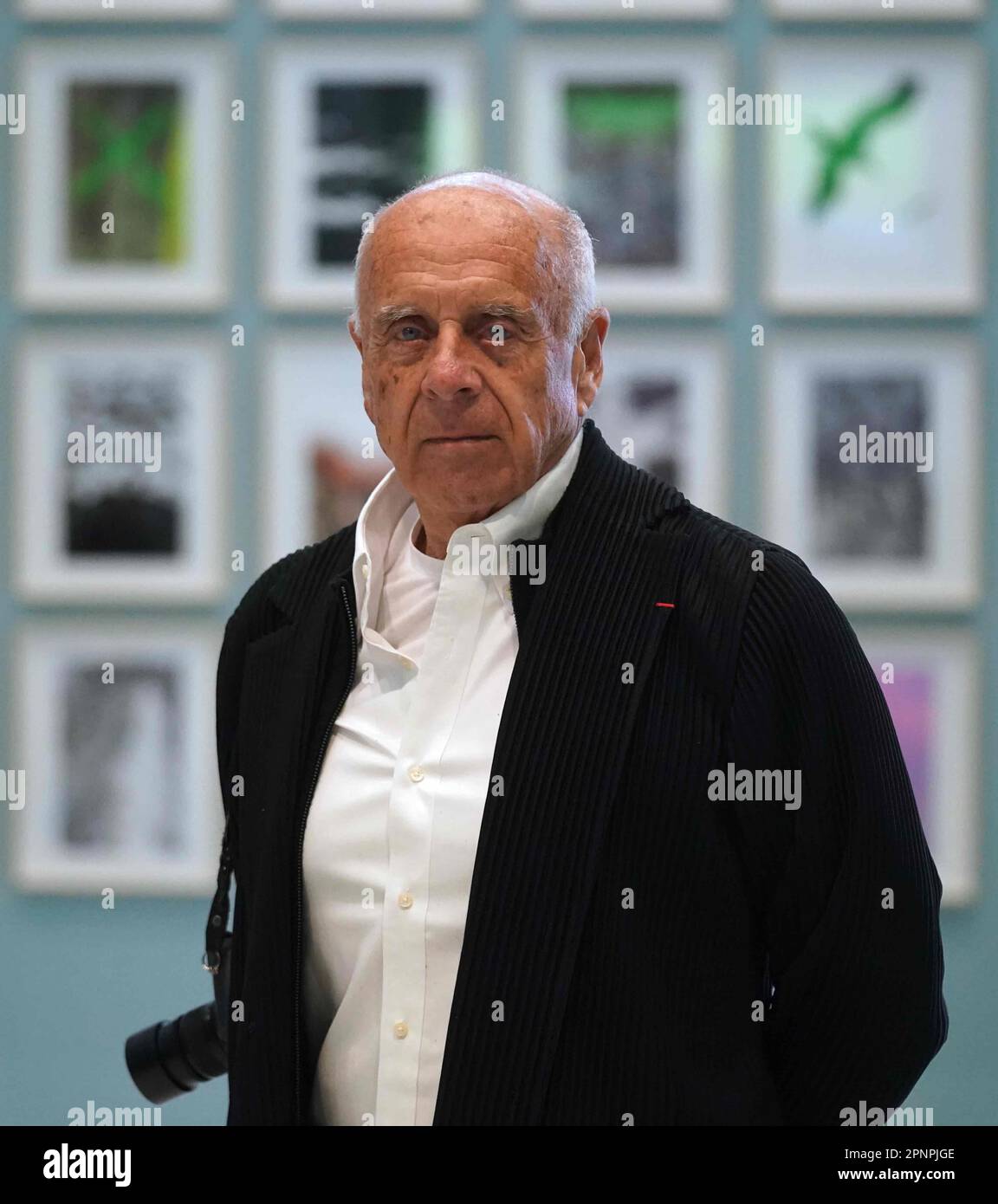 Hamburg, Germany. 20th Apr, 2023. American photographer Ralph Gibson is ...