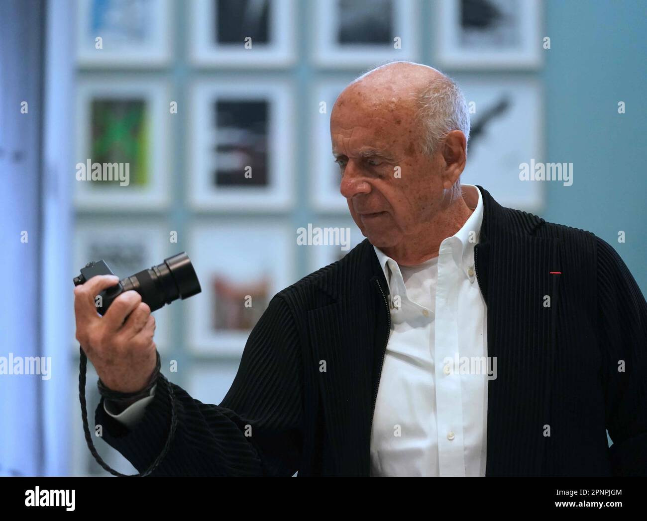 Hamburg, Germany. 20th Apr, 2023. American photographer Ralph Gibson ...