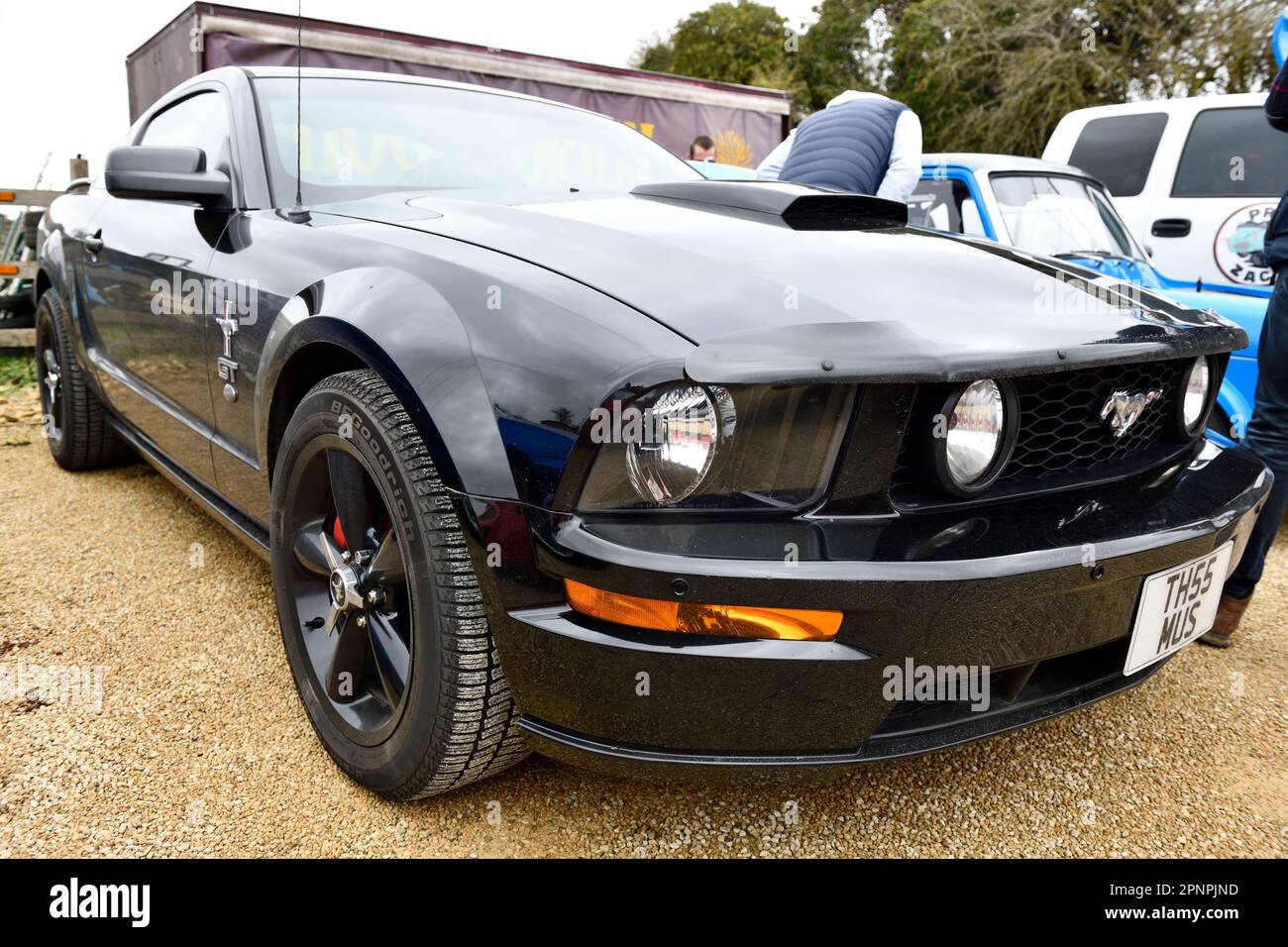 Ford Mustang GT Muscle Car on Static Display at Hook Norton Brewery ...