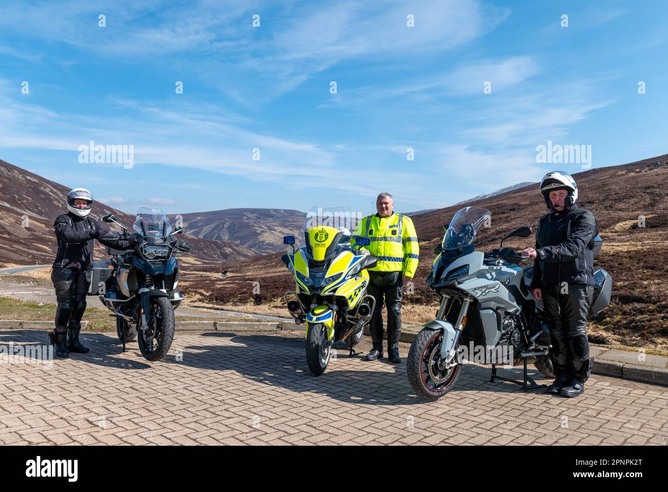 18 April 2023. Glenshee Ski Centre, A93, Aberdeenshire,Scotland. This ...