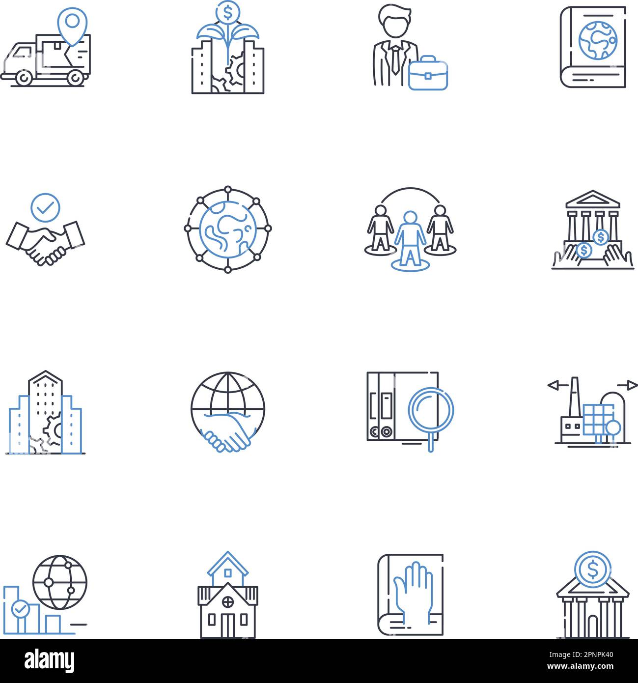 Sovereignty Dominion line icons collection. Authority, Command, Control ...