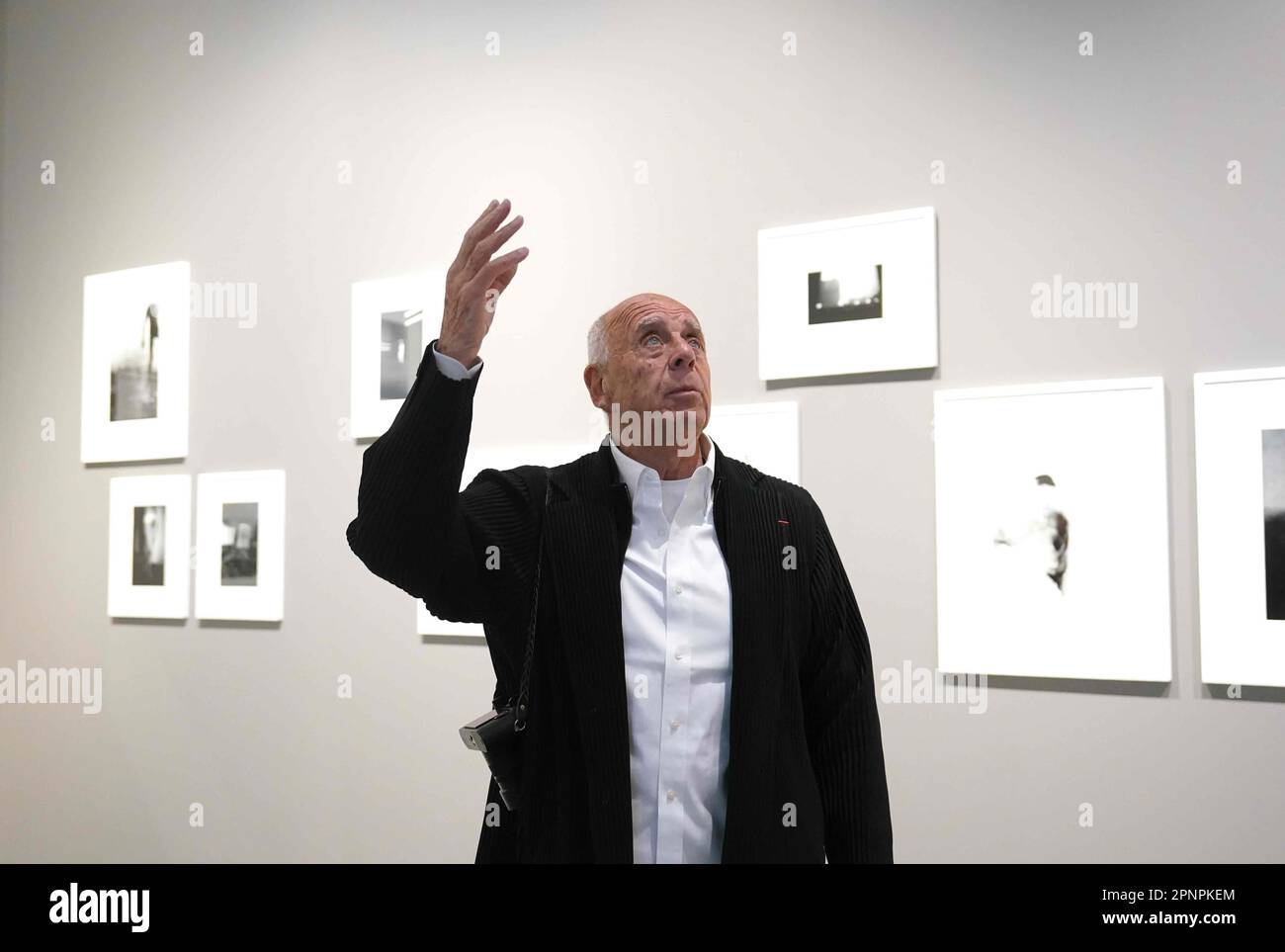 Hamburg, Germany. 20th Apr, 2023. American photographer Ralph Gibson is ...