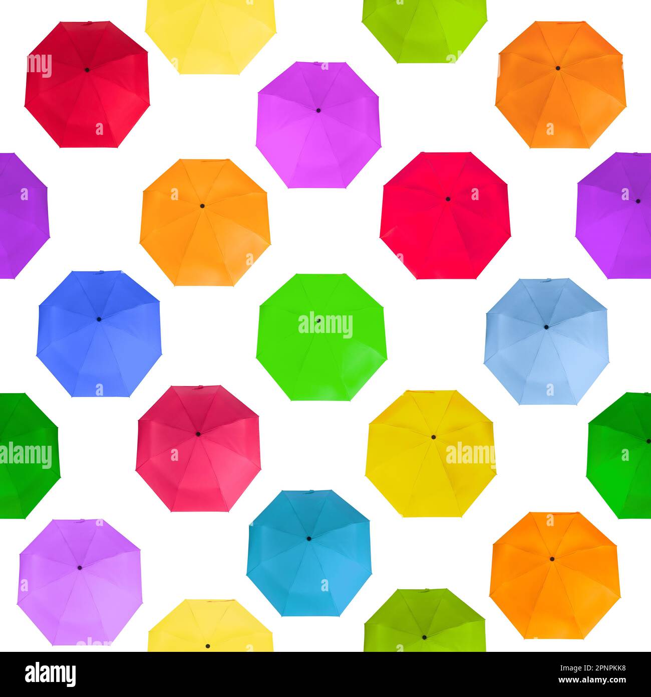 Colorful umbrellas on beach Cut Out Stock Images & Pictures - Alamy