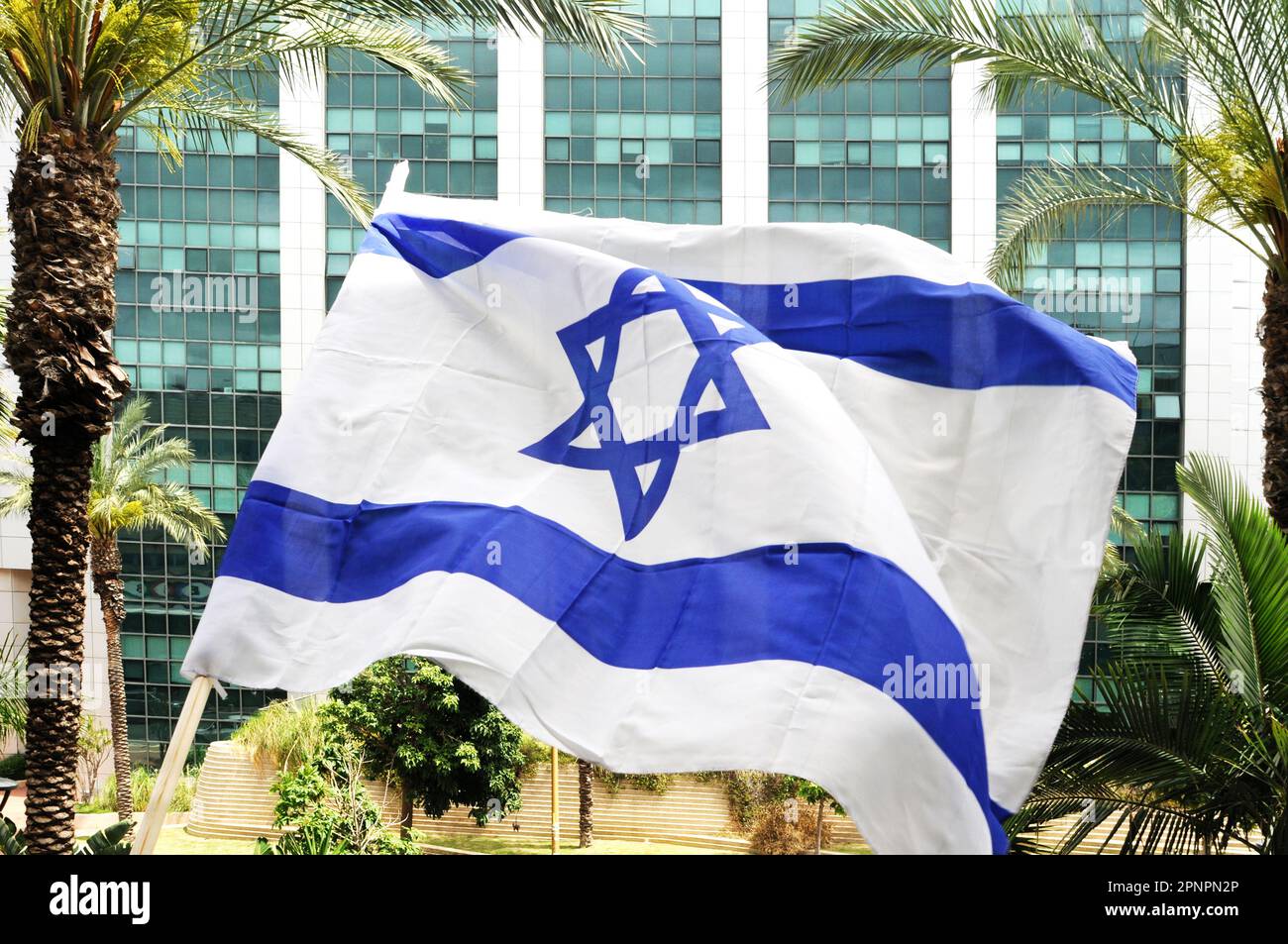 Israel Flag - Independence day celebration Stock Photo - Alamy