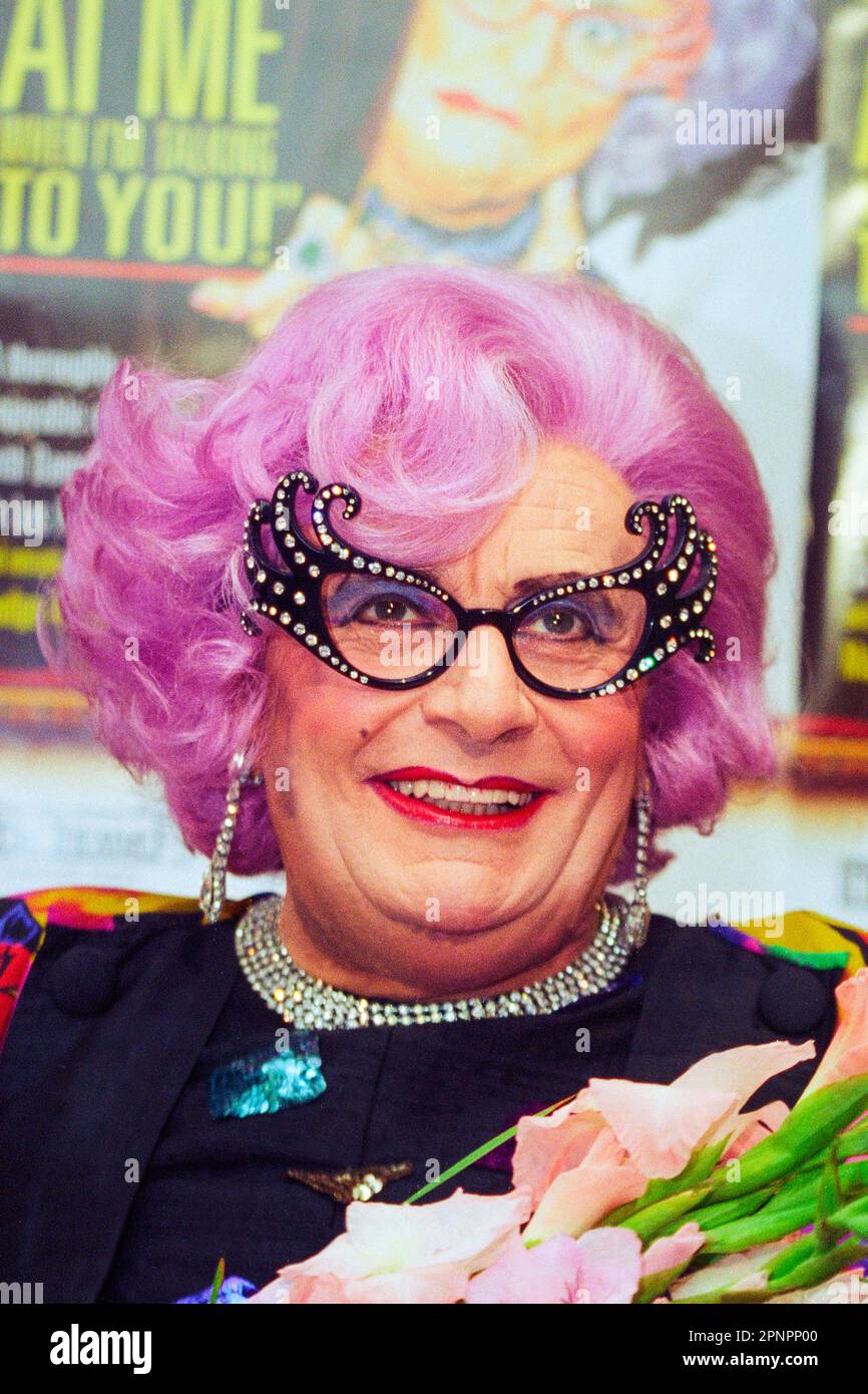 EDNA EVERAGE, CARDIFF, 1996: Dame Edna Everage (Barry Humphries) at New ...