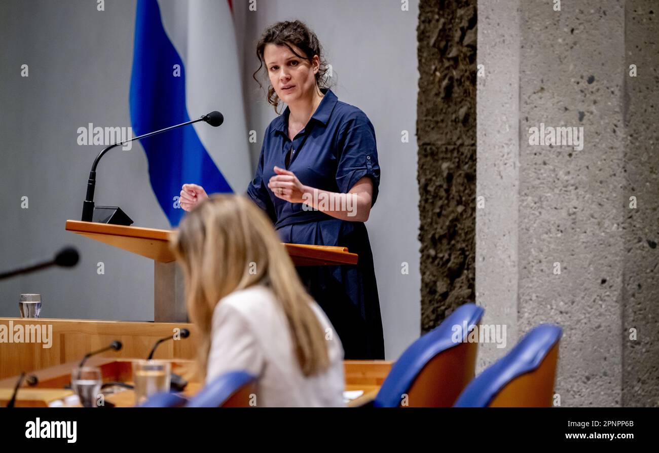 THE HAGUE - Anne Kuik CDA during a plenary debate in the House of ...