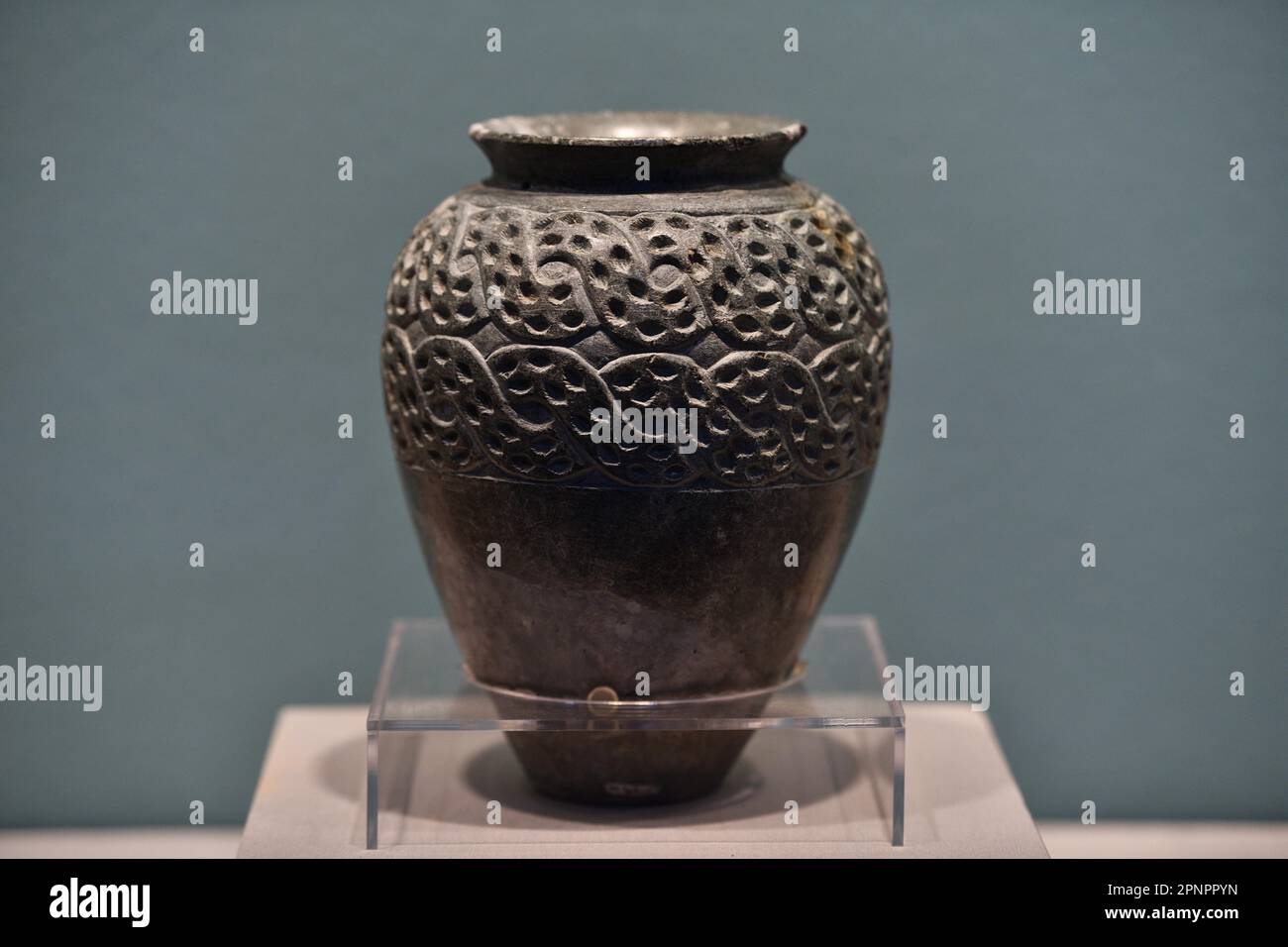 The artifacts from ancient Syria are exhibited at Shanxi Museum in ...