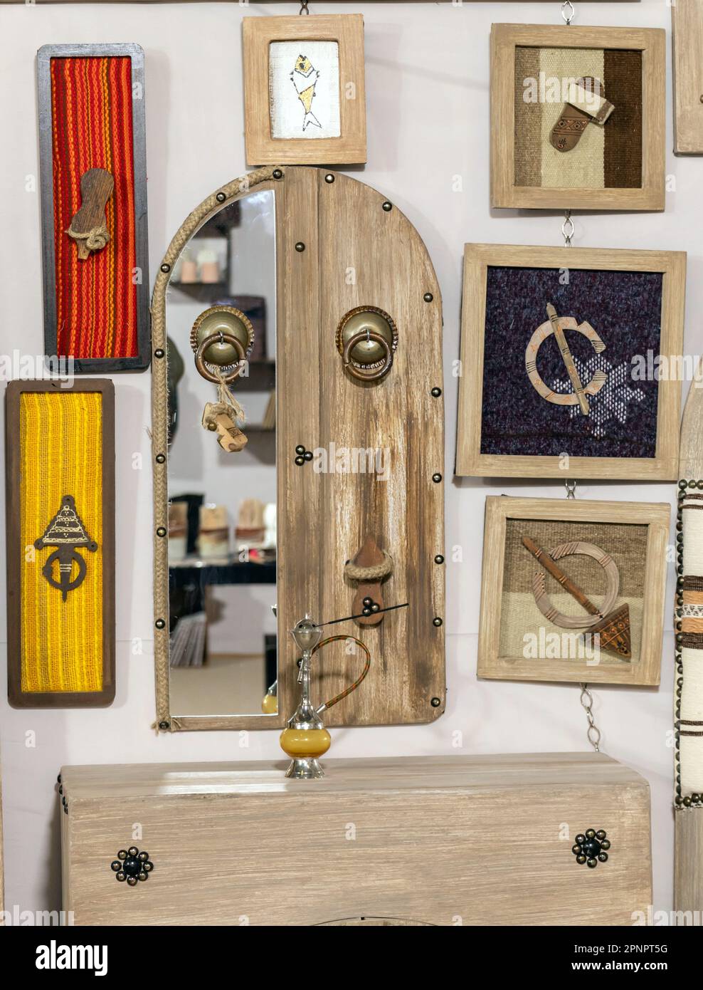 Handmade Articles at the Craft Fair Stock Photo - Alamy