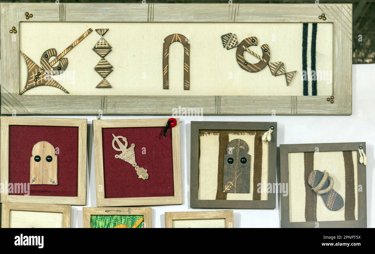 Handmade Articles at the Craft Fair Stock Photo - Alamy