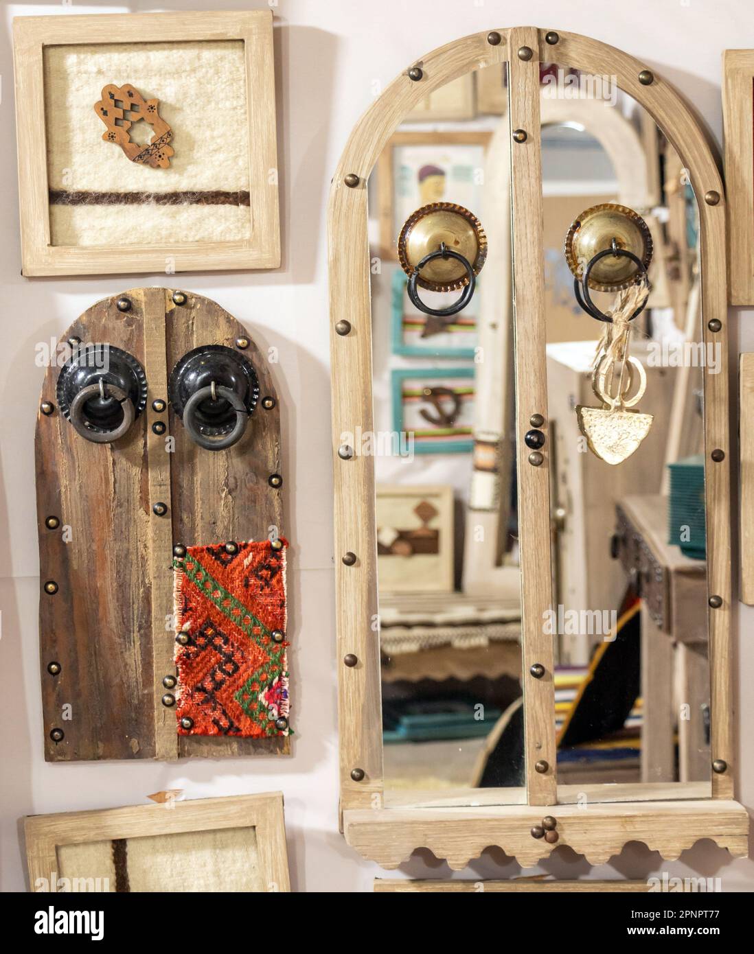 Handmade Articles at the Craft Fair Stock Photo - Alamy