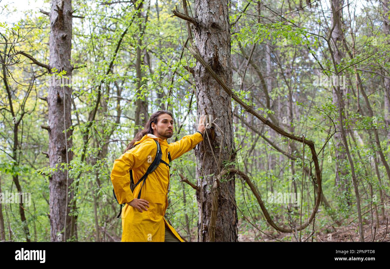Trees green man life hi-res stock photography and images - Alamy