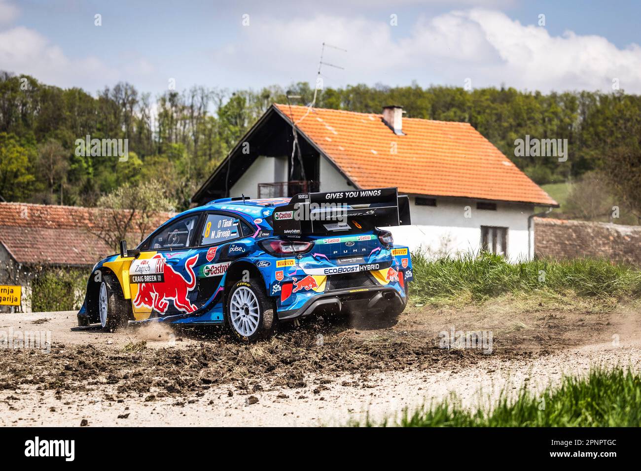 Zagreb, Croatie. 20th Apr, 2023. 08 Ott TANAK (EST), Martin JARVEOJA ...