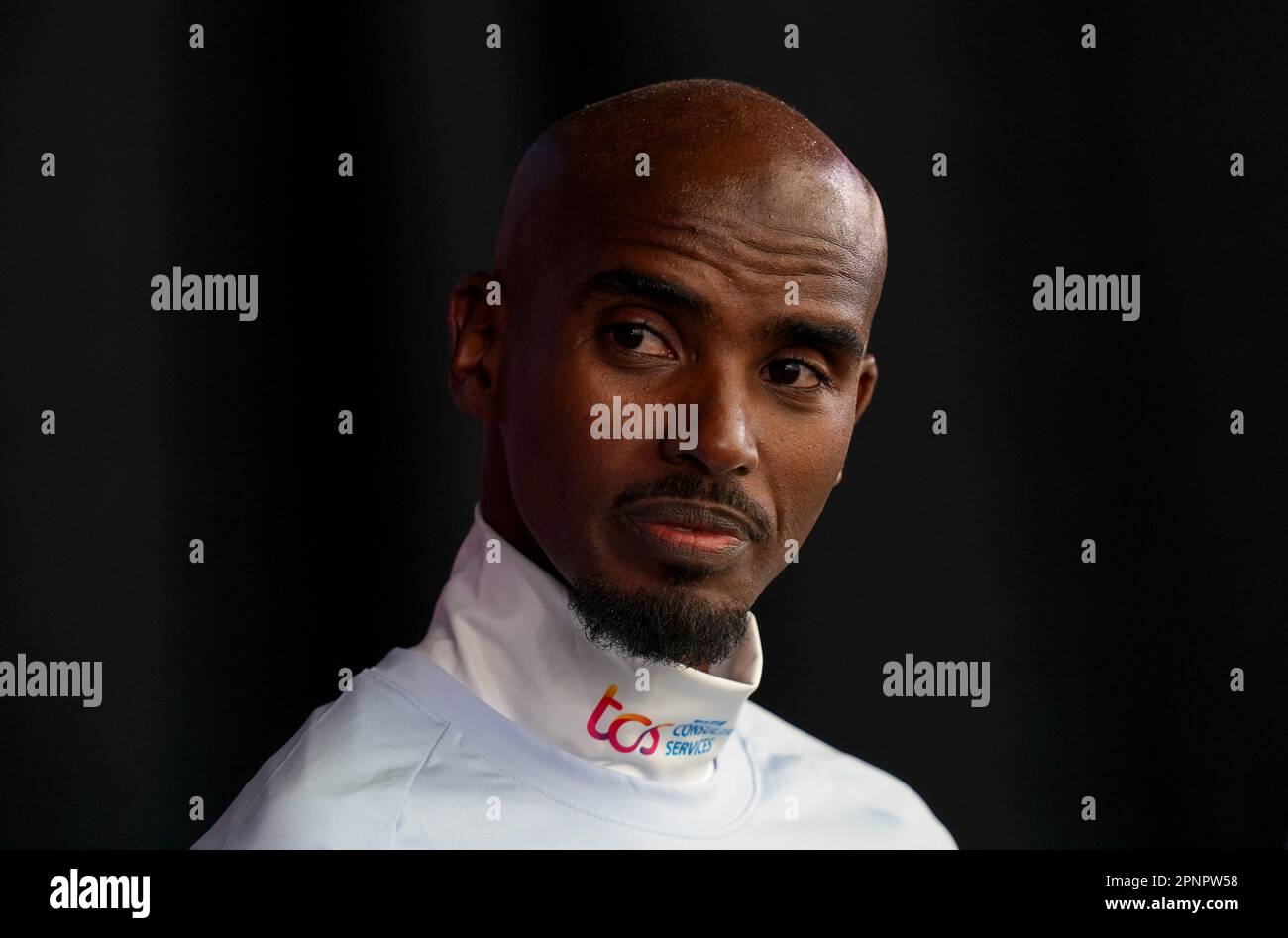 Sir Mo Farah, CBE during a press conference in London ahead of the TCS ...