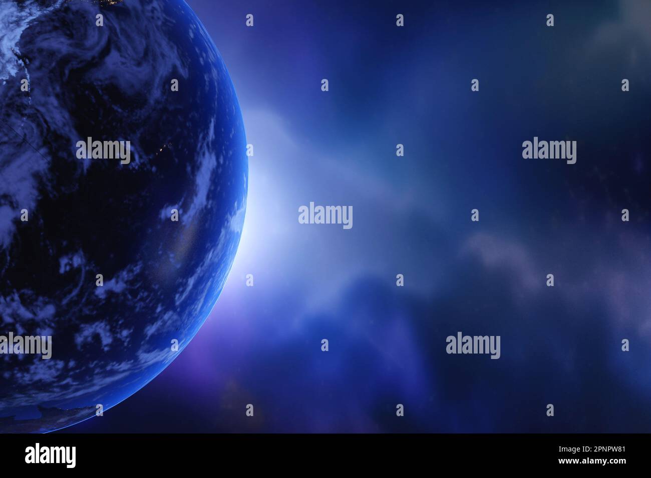 Earth in outer space hi-res stock photography and images - Alamy