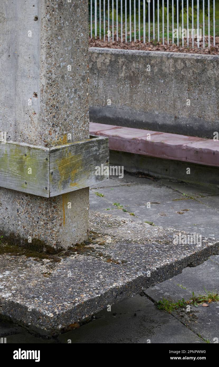 Crystal Palace Park Concrete Seating known as Stone Penge, South London ...