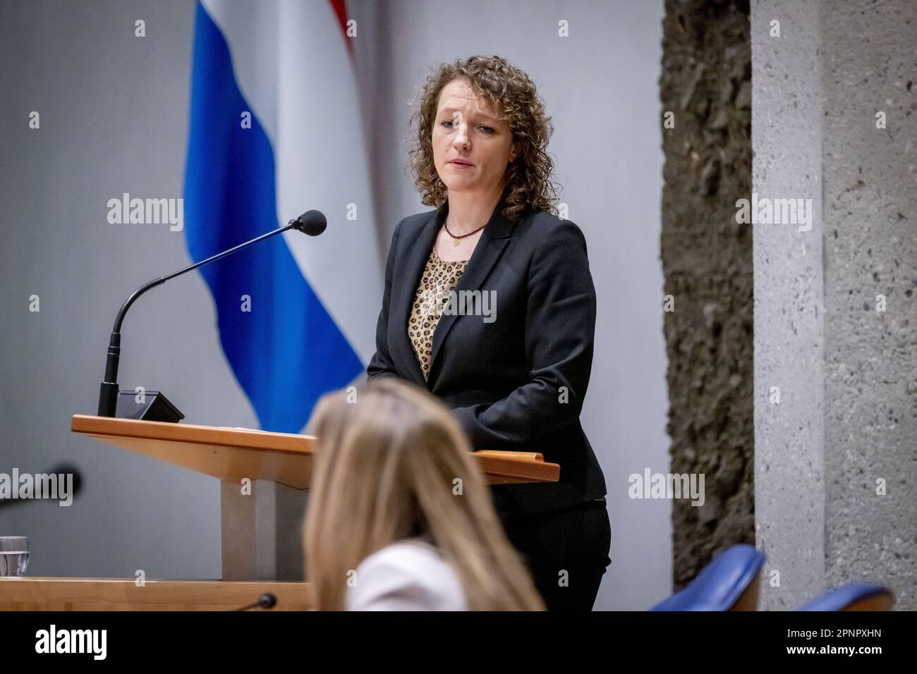 THE HAGUE - Renske Leijten SP during a plenary debate in the House of ...